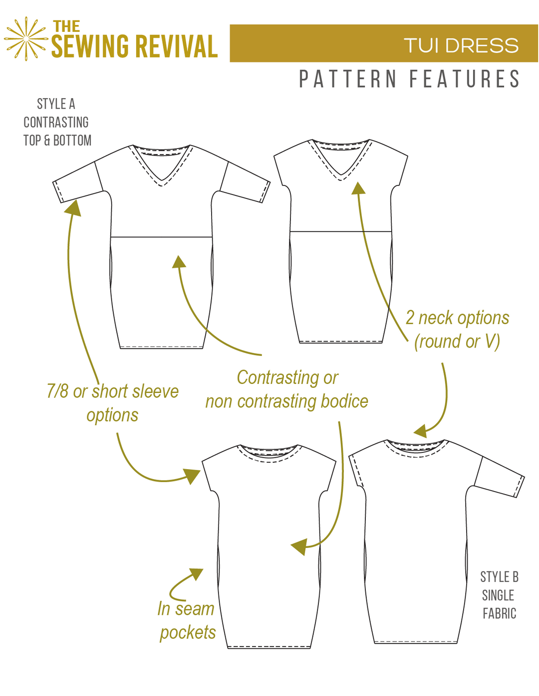 Tui Dress – The Sewing Revival