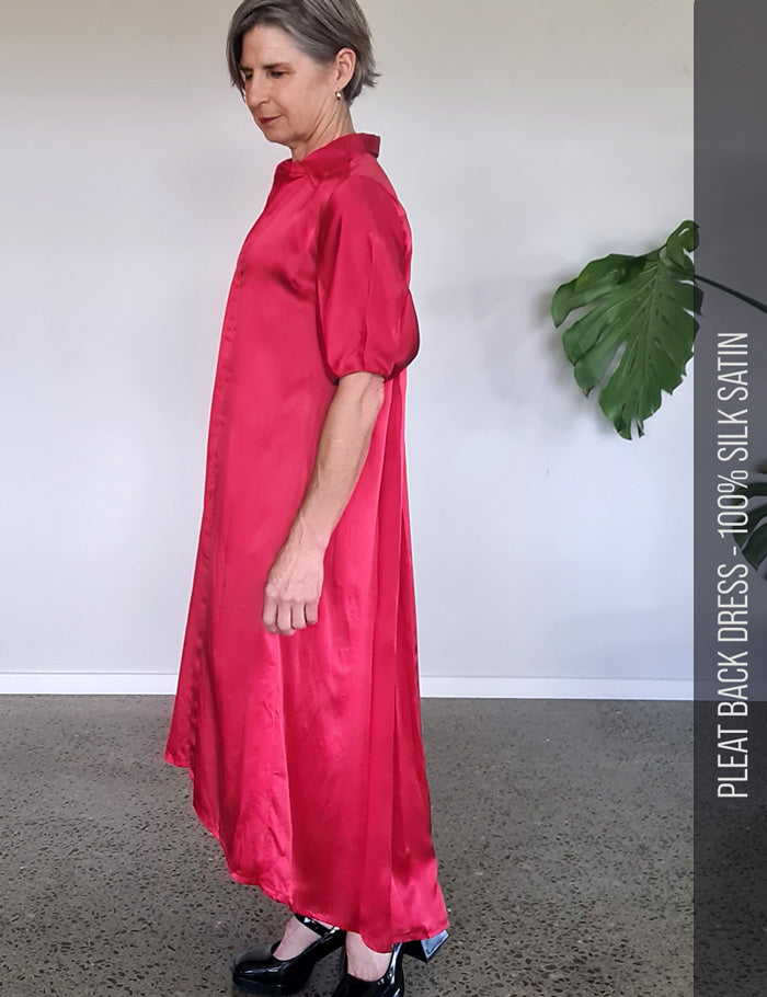Pleat Back shirt dress – The Sewing Revival