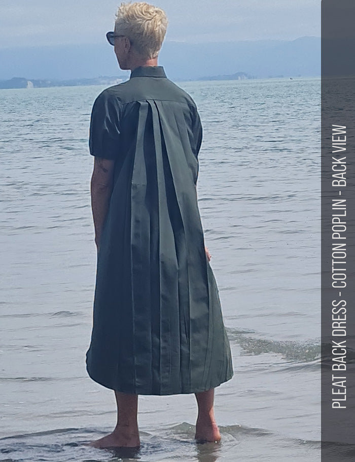 Pleat Back shirt dress – The Sewing Revival