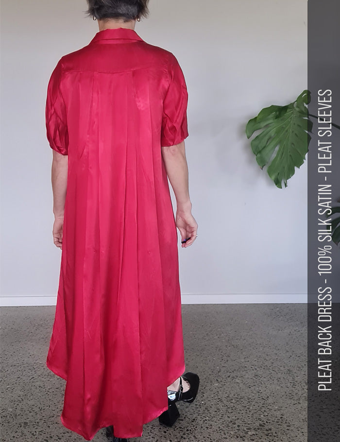 Pleat Back shirt dress – The Sewing Revival