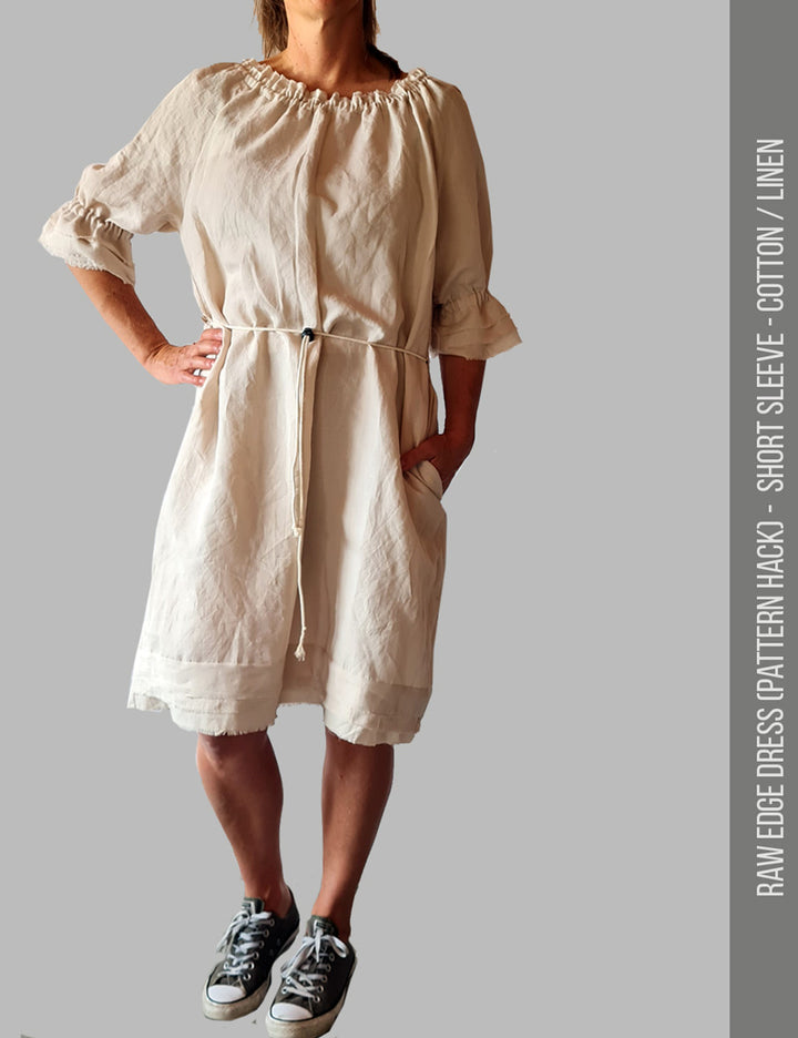 Raw Edge Shirt (& dress hack) – The Sewing Revival